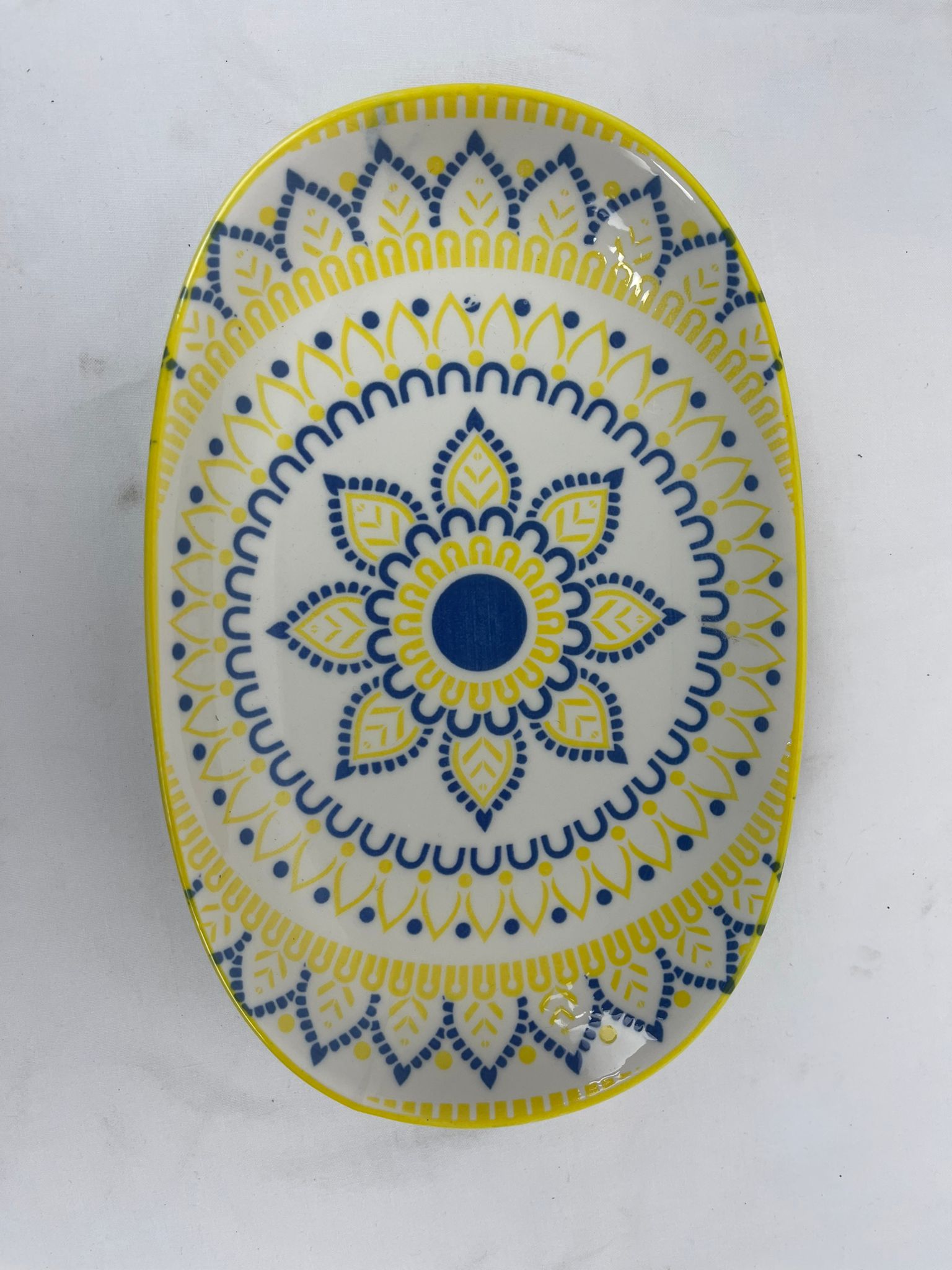 Moroccan Style Oval Platter - Moroccan Style Dinnerware - BLISS Gifts ...