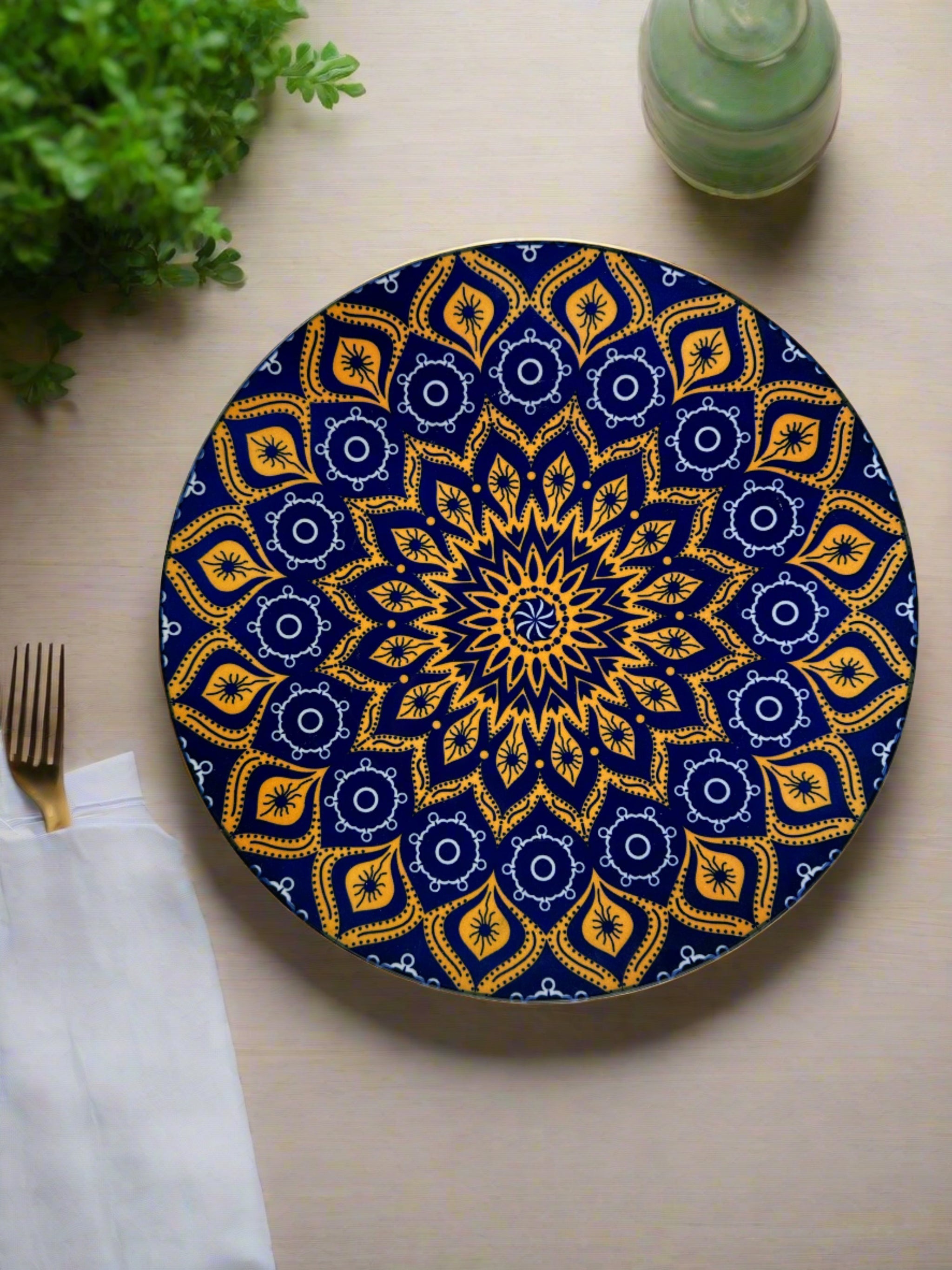 Moroccan Style Dinner Plate Large - Moroccan Style Dinnerware - Mix ...