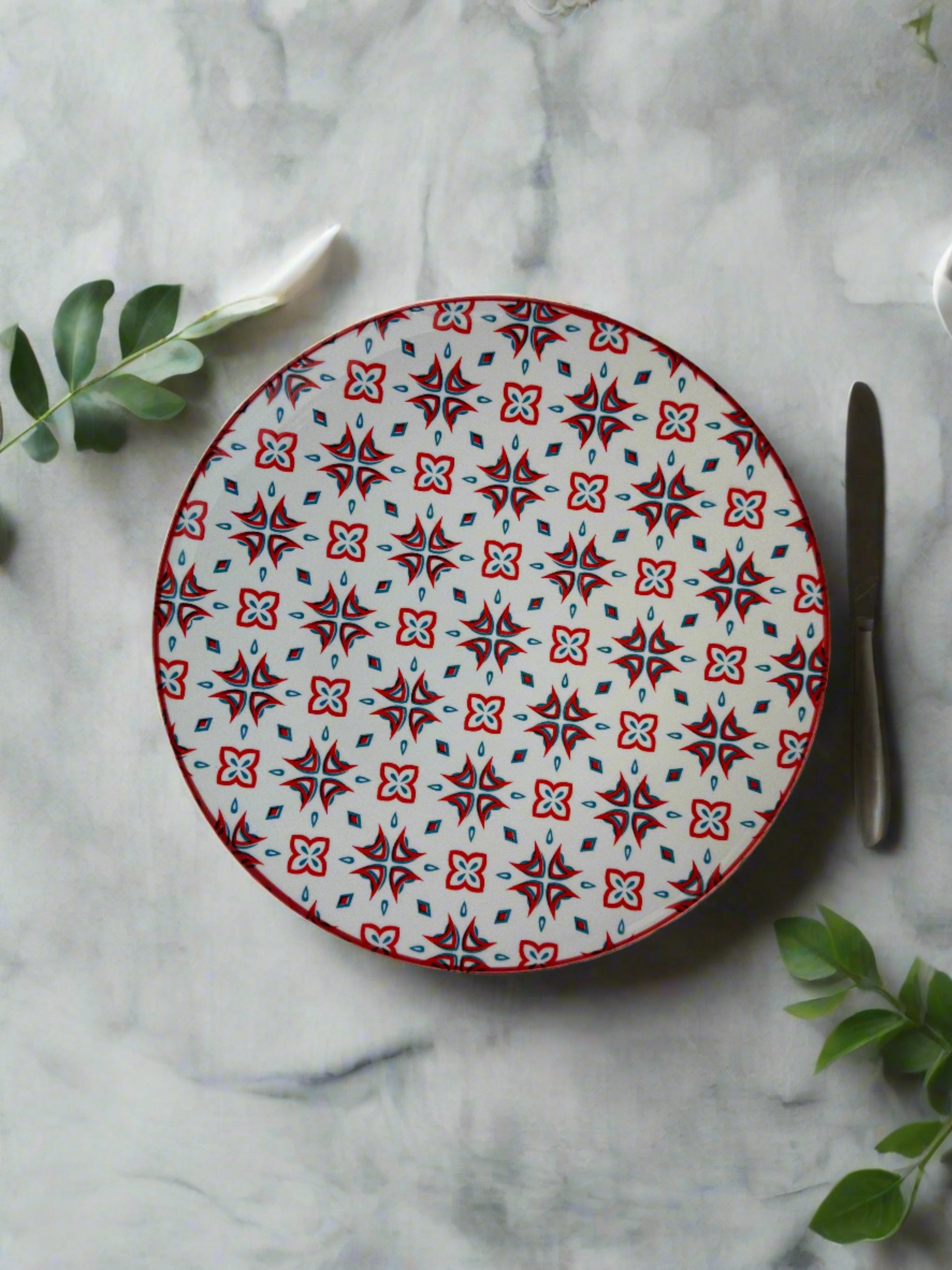Moroccan Style Dinner Plate Large - Moroccan Style Dinnerware - Mix ...
